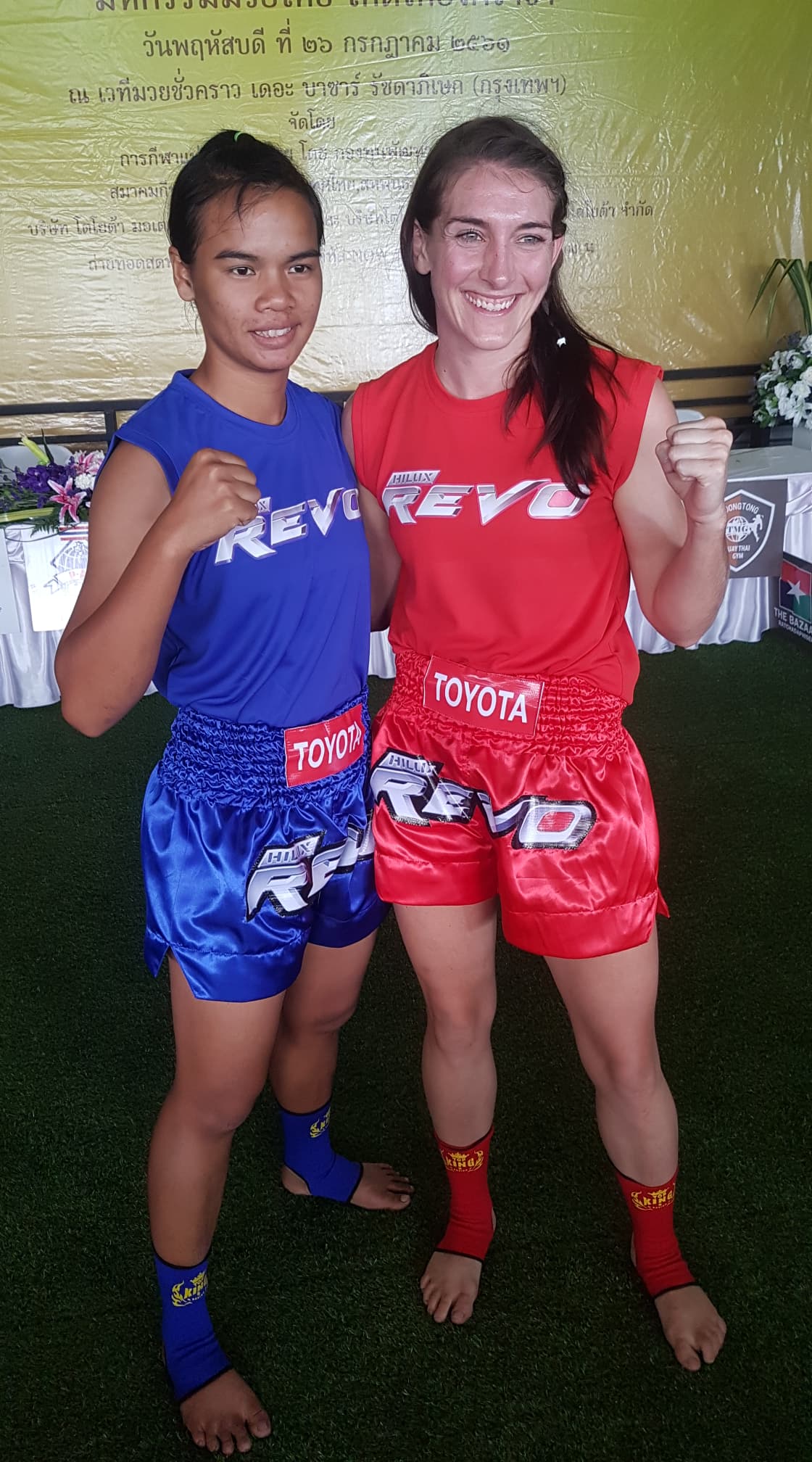 Whitney Tobin/ Plyfah in Bangkok - Santai Muay Thai Gym Chiang Mai